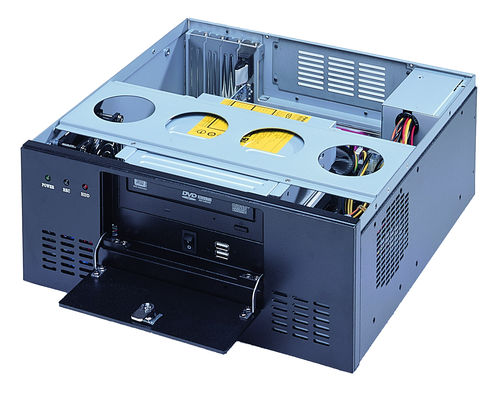 Benchtop PC chassis - WMC-402M - AICSYS Inc - compact / backplane / 8 slots