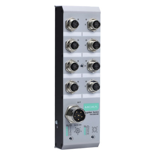 Unmanaged switch - TN-5308 series - Moxa Europe - 8 ports / compact ...