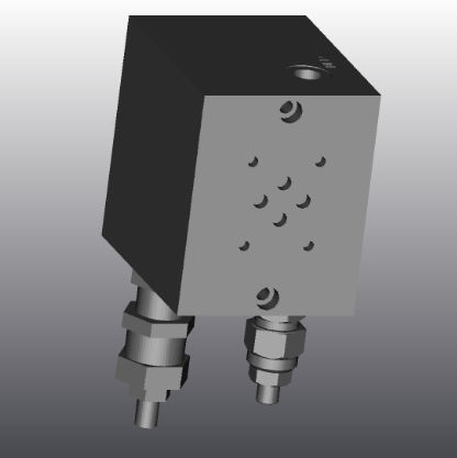4-way hydraulic block - ET203 - EUROFLUID HYDRAULIC SRL - cast iron ...