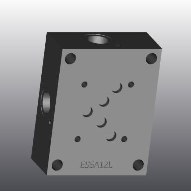 4-way manifold - ES5A12L - EUROFLUID HYDRAULIC SRL - cast iron / Cetop 7