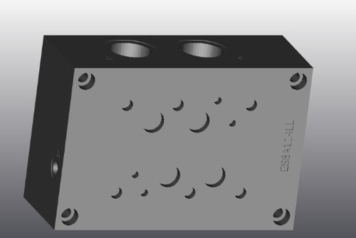 4-way manifold - ES8A114LL - EUROFLUID HYDRAULIC SRL - cast iron / Cetop 8