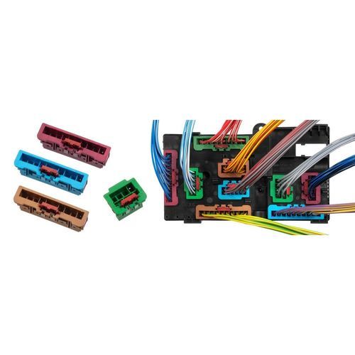 Data connector - LEONI - electrical power supply / rectangular / socket