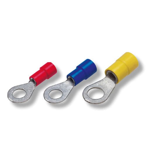 Ring solderless terminal - 010 series - Druseidt - tubular / insulated ...