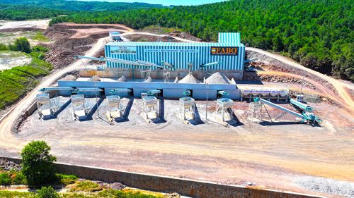 Jaw crushing and screening plant - Fabo Crushing Screening & Concrete Plants - stationary ...