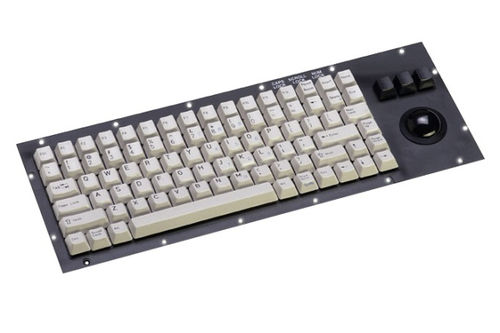 Panel-mount keyboard - MRI-1586-002 - Devlin - with trackball / industrial / USB