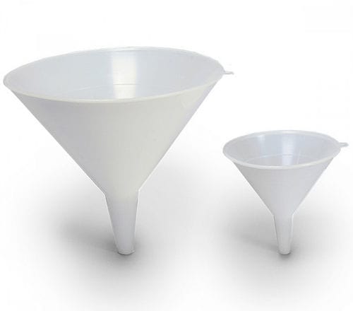 Polypropylene funnel - 8022P series - Sampling Systems Ltd