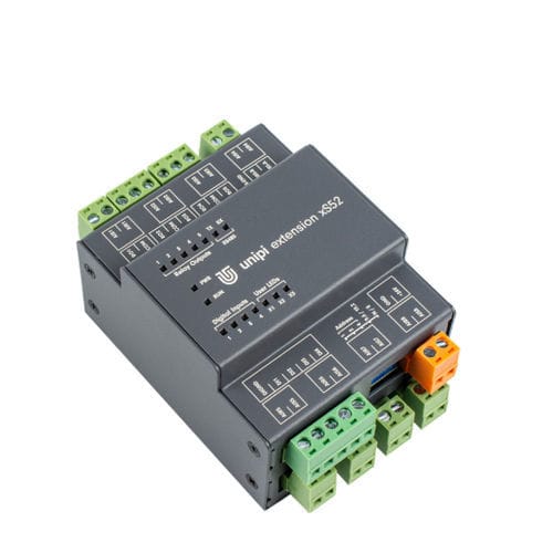 Relay expansion module - xS52 - UniPi.technology - DIN rail / analog