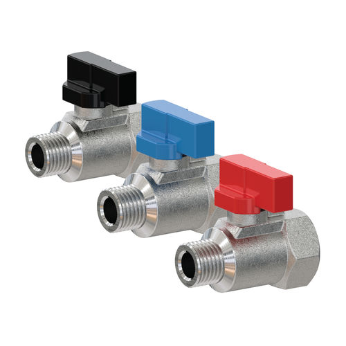 Mini tap - HPS International - with handwheel / male-female / 1/4"