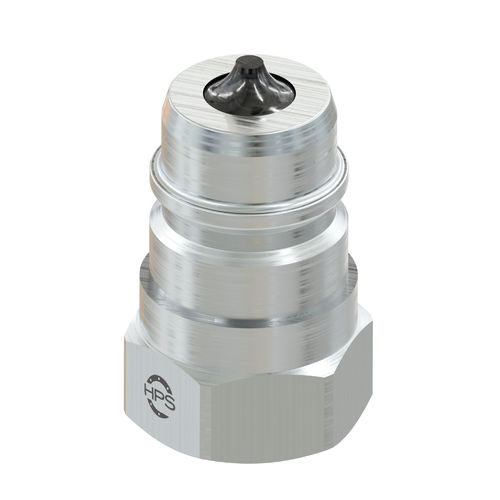 Quick coupling - HPS International - for hydraulic oil / tapped / straight