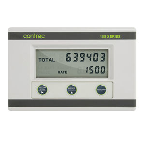 Pulse totalizer counter - 103D - Contrec Ltd - digital / mechanical / 4 ...
