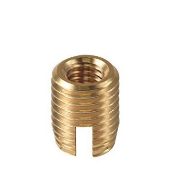 Threaded insert - FXSCTB series - FIXI - self-tapping / brass