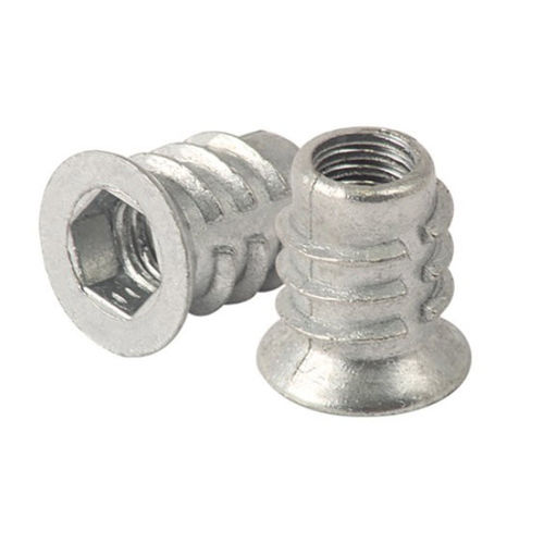 Threaded insert - BF series - FIXI - self-tapping / steel / for plastics
