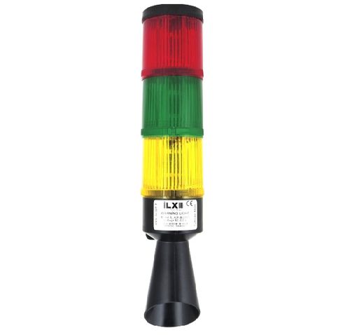 Three-color warning light - ILX Ø67 B series - İLX MÜHENDİSLİK OTOM ...