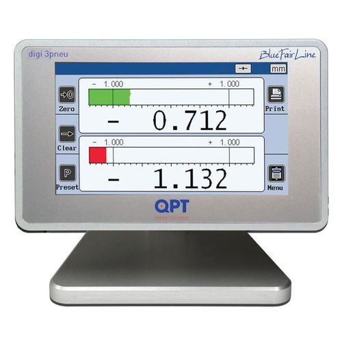 Indicator with touch screen - digi 1pneu - QPT GmbH - compact / RS-232 ...