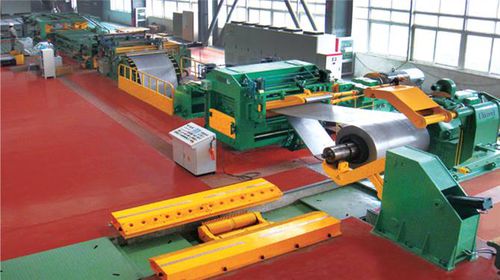 Metal cutting line - JIANGSU YAWEI MACHINE TOOL - sheet metal / sheet ...