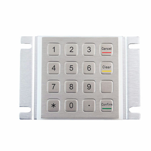 16-key keypad - KY2088 - Shenzhen KEYU Co., Ltd - panel-mount ...