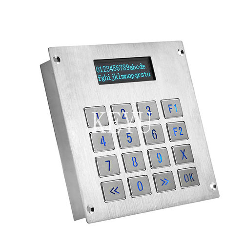 16-key keypad - KY-3088LP-2 - Shenzhen KEYU Co., Ltd - panel-mount ...