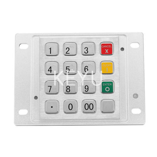 16-key keypad - KY3688H - Shenzhen KEYU Co., Ltd - panel-mount ...