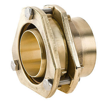 Hydraulic fitting - 66110F - BEULCO GmbH & Co. KG - quick / brass / flange