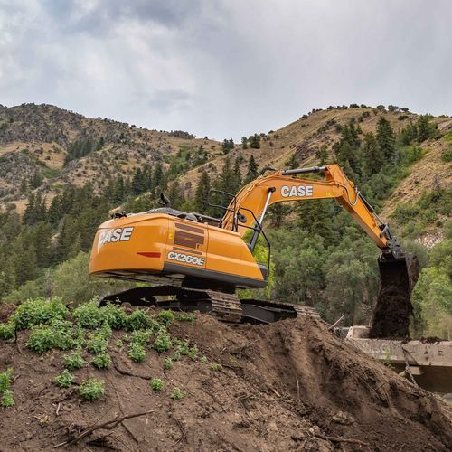 Medium excavator - CX190E - Case - crawler / diesel