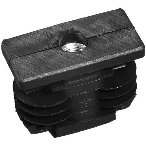 Rectangular plug - RE_M series - PLASTEM - finned / threaded / male