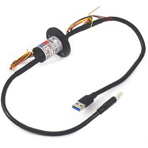USB slip ring - ACN22-03P-02S-01U3 - CENO Electronics technology Co., Ltd - capsule / for ...