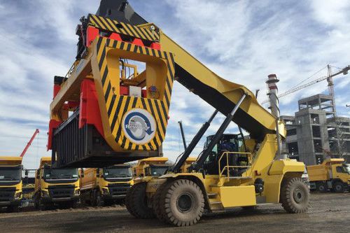 Container spreader - RAM 4141 - Peiner - fixed / semi-automatic