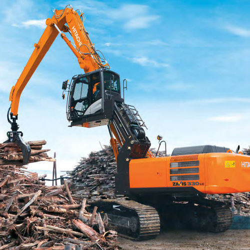 Crawler material handler - ZX240LC-5G,ZX330LC-5G - HITACHI Construction ...
