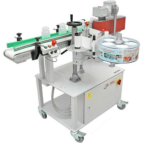 Automatic labeling machine - Geset 100 - Weber Marking Systems - rotary ...