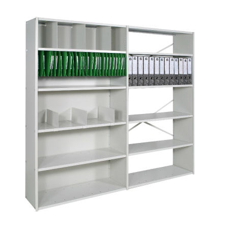 Office shelving - DELTA EDGE - Ancostorage - with shelves / adjustable ...