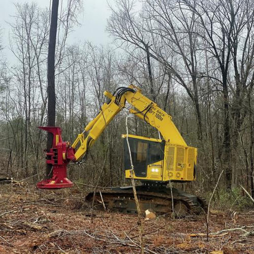 Tracked forestry feller-buncher - XT430-5 - Komatsu Construction and ...