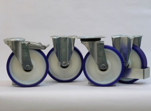 Wheel with solid tire - ADINYL SOFT + M22 series - LAG SPA - polyamide ...