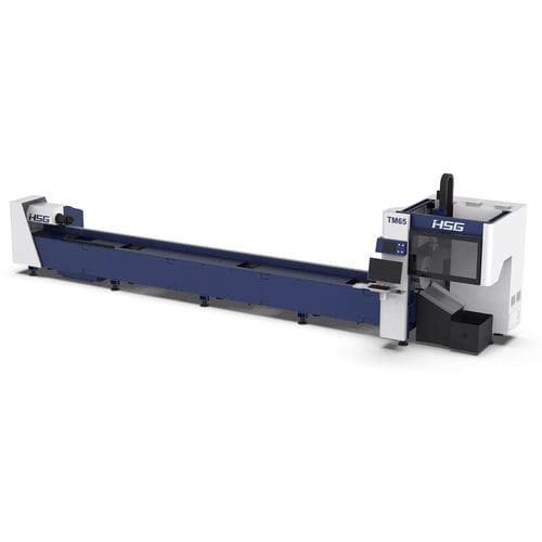 Tube cutting machine - TM - HSG LASER CO.,LTD - fiber laser / for metal ...