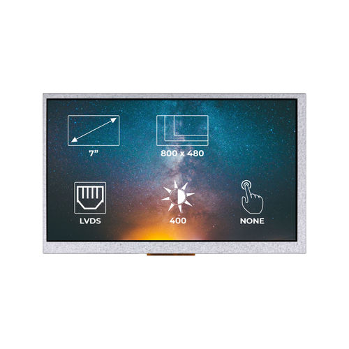 TFT display module - RVT70AQLNWN00 - Riverdi - LED / 800 x 480 / industrial