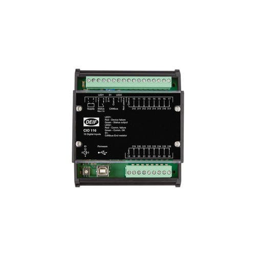 Digital I/O module - CIO 116 - DEIF - CAN Bus