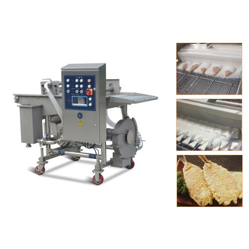 Continuous batter breading machine - SJJ600-V - Wolfking - meat