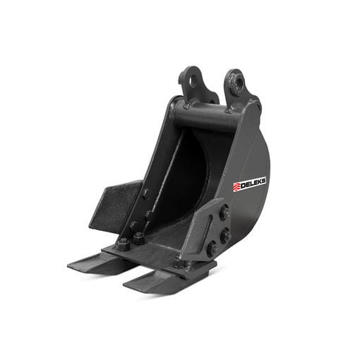 Standard tooth bucket - M100B200 - DELEKS - for excavators / 2 teeth