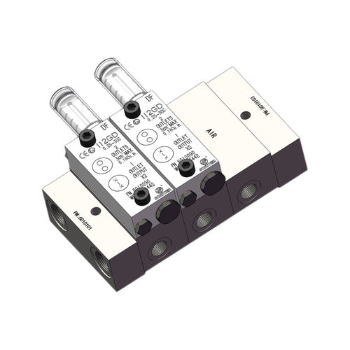 Dual-line distributor - DFA - SOATO FLUID SYSTEM - modular