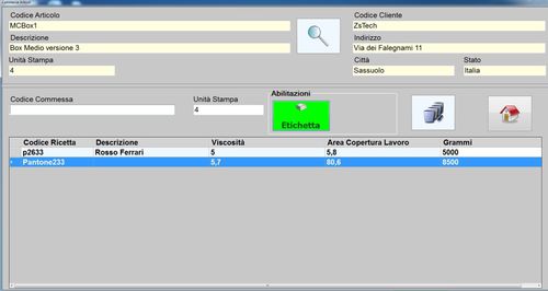 Management software - PROCOLOR - ITECH ITALIA - interface / control ...