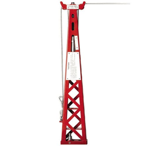 Working at height lifeline - ELASTICO 10 - BS - horizontal / fall-arrest