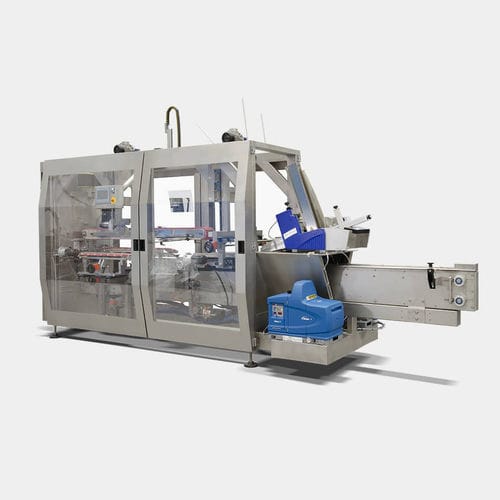 Wrap-around cartoner-sleeve wrapping machine - ICE - DM PACK - vertical ...