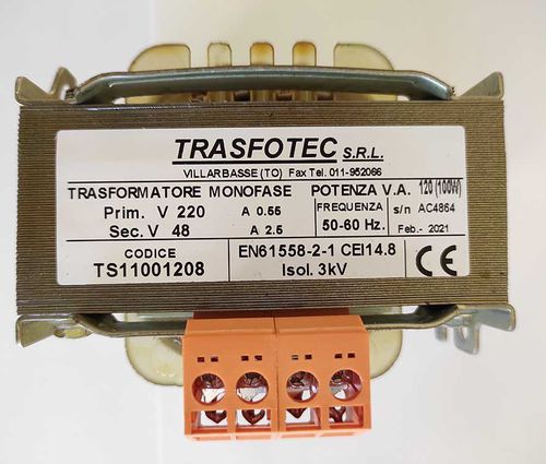 Single-phase transformer - TS11001208 - ELMITI - current / encapsulated / for industrial ...