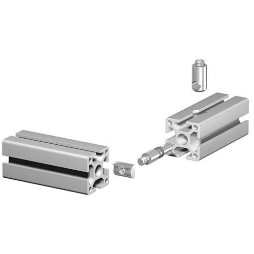 Aluminium profile connector - screw-type - MayTec