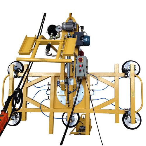 Glass plate vacuum lifting device - GLA600-6-B-M - Herolift - pneumatic