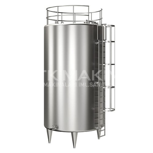 Storage tank - STK Makina - whey / cylindrical / vertical
