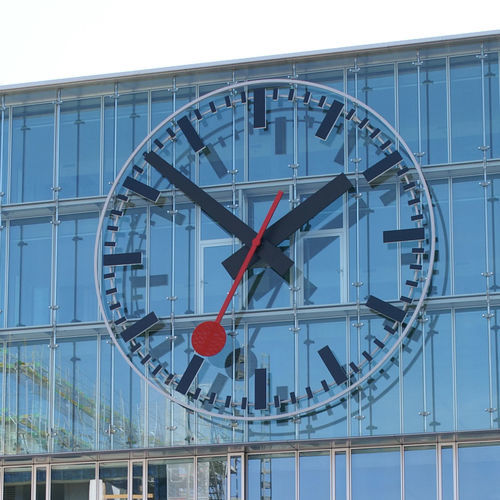 Large-format clock - MOBATIME Swiss Time Systems - synchronized / NTP / GPS