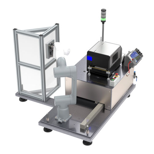 Automatic label printer-applicator - PandA BOT - LABELPACK - self ...