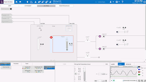 Interface software - Plant SCADA - AVEVA Group plc - visualization ...