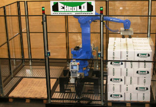 Robotic palletizer - Ehcolo A/S - bag / crate / box