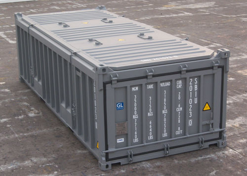 Steel intermodal container - SB6133 - Sea Box - transport / with lid ...